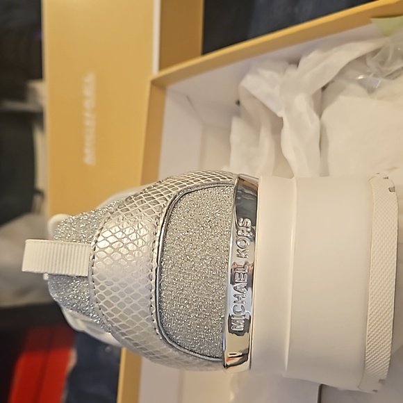 MICHAEL Michael Kors | Shoes | Michael Kors Silver Ltd Edition Cosmo Trainer | Poshmark